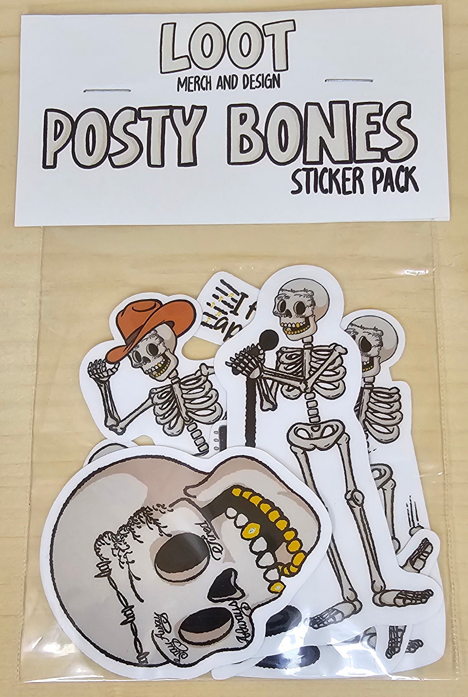 Posty Bones Sticker Pack – Loot MD