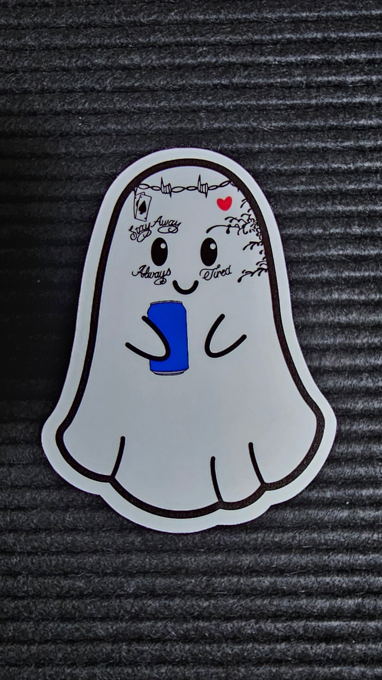 Ghost Malone Sticker Post Malone Posty Halloween – Loot MD